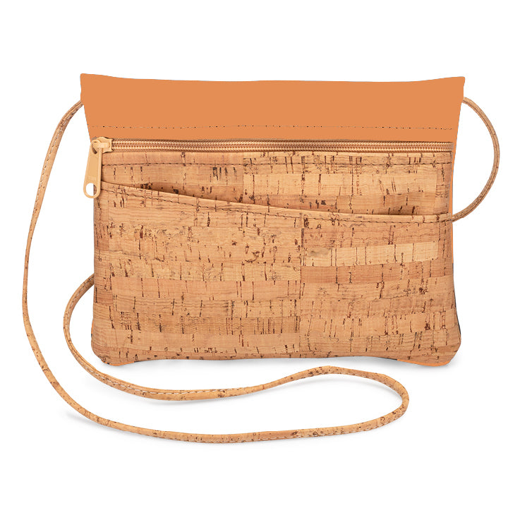 Cork Convertible Crossbody & Fanny Bag | Rustic with Mango Faux Leathe ...